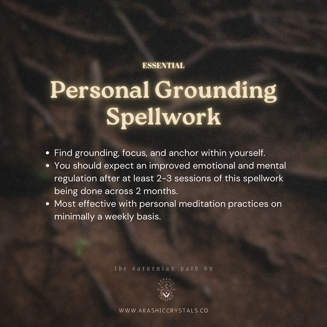 Personal Grounding Spellwork [with meditation] – Akashic Crystals